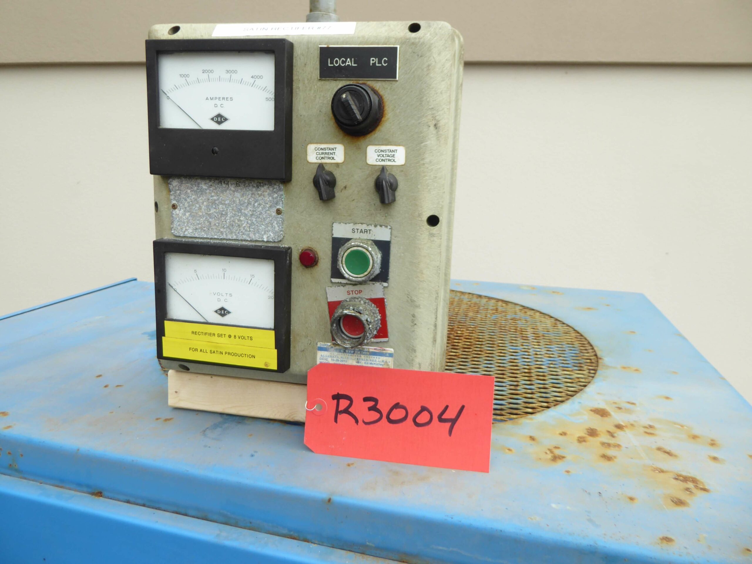 5000 Amp Darrah 15 Volt Rectifier R3004 - Used Rectifier - Lanco ...